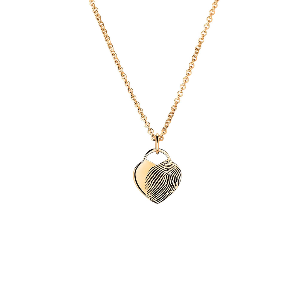 Kette Mit Fingerabdruck Von Verstorbenen